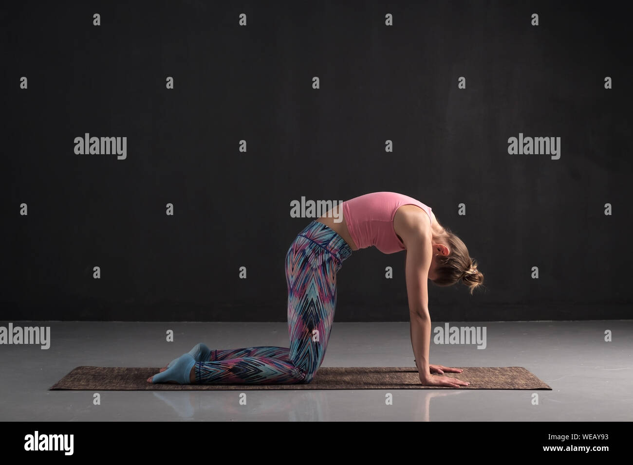 Cat cow position hi-res stock photography and images - Alamy