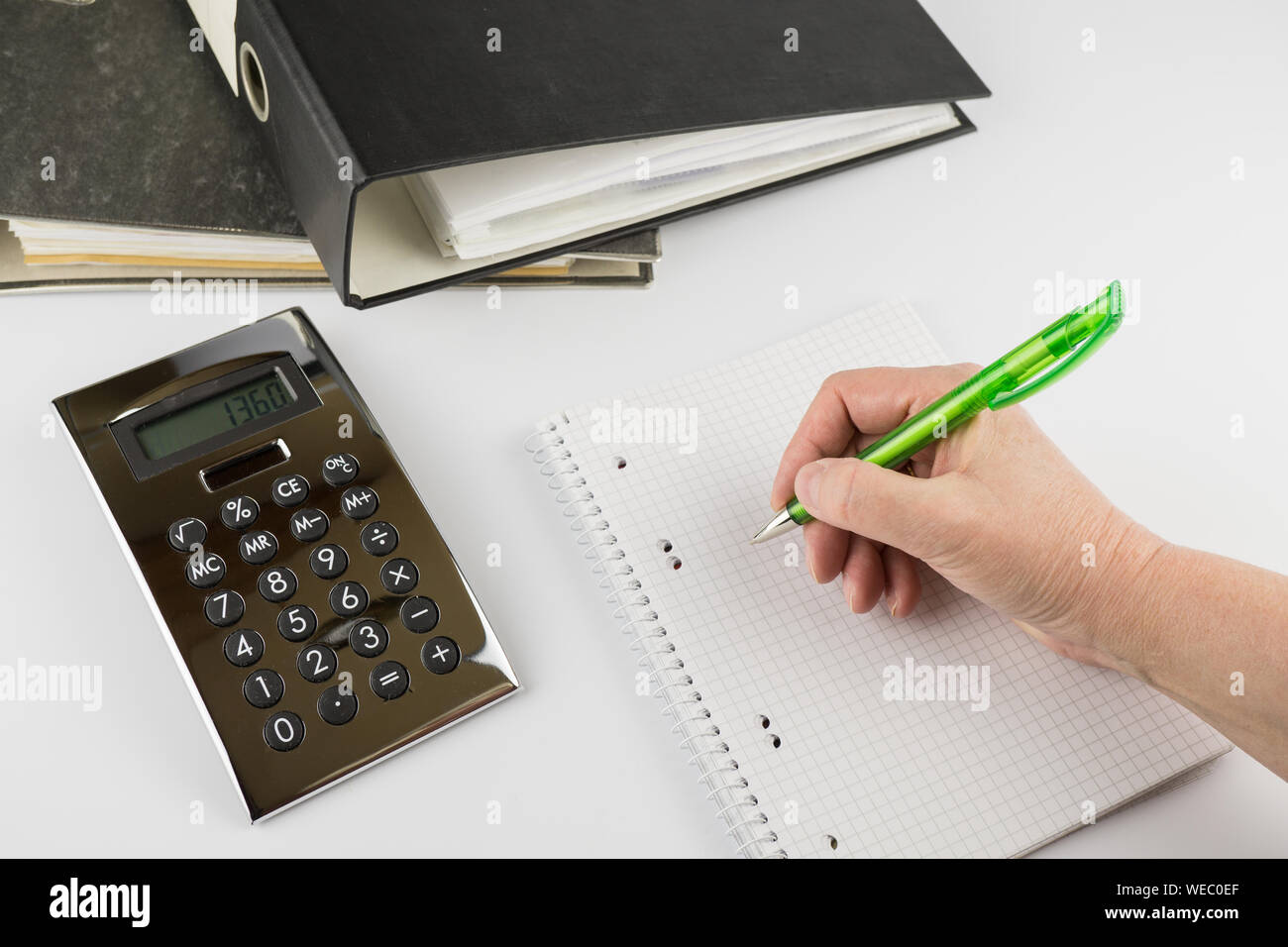 Note book and pen writing hi-res stock photography and images - Alamy