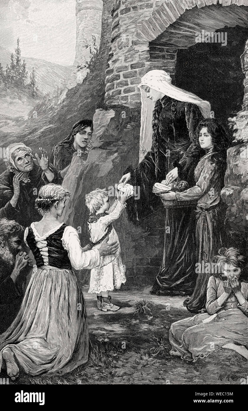 Saint elizabeth of hungary hi-res stock photography and images - Alamy
