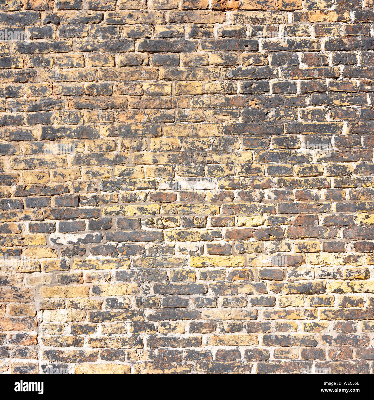 part of very old medieval brick wall in old dutch town Stock Photo - Alamy