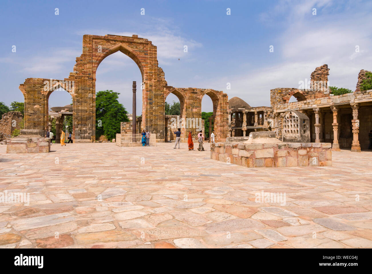 New Delhi,India,9,2007;Qutab Minar tallest brick minaret in the world ...