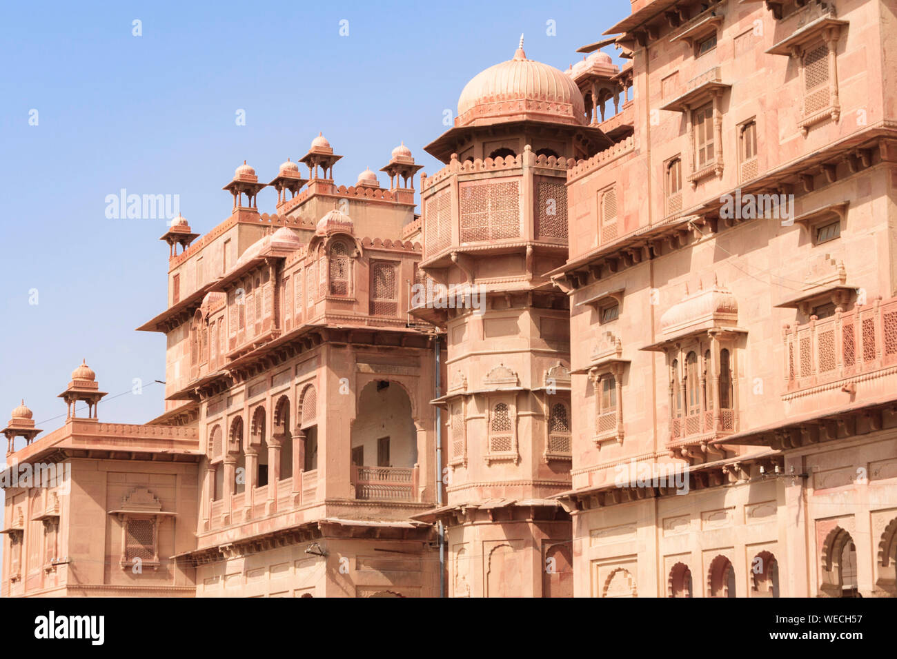 Bikaner,India,9,2007;Junagarth fort magnificent structure around which ...