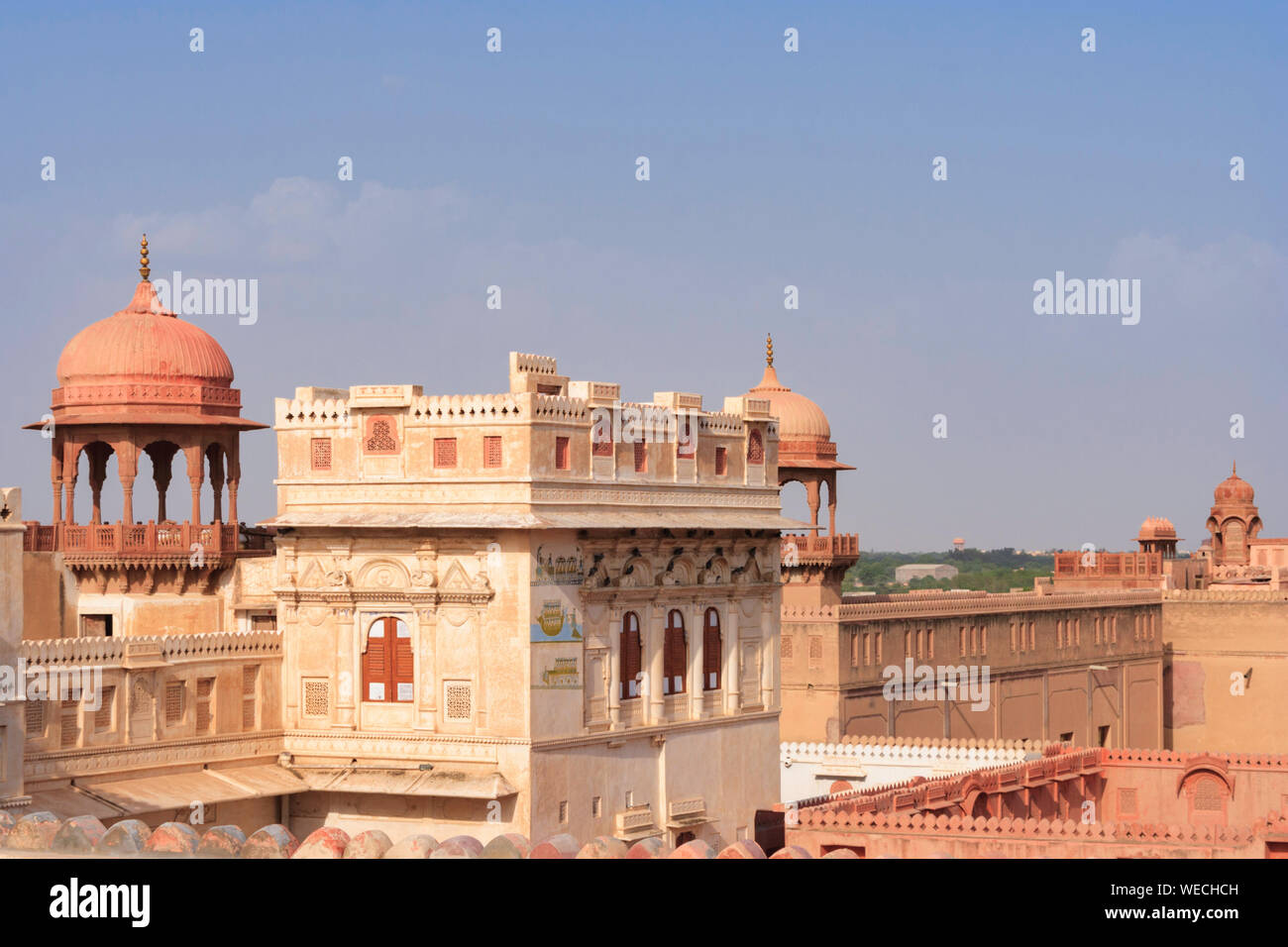 Bikaner,India,9,2007;Junagarth fort magnificent structure around which ...