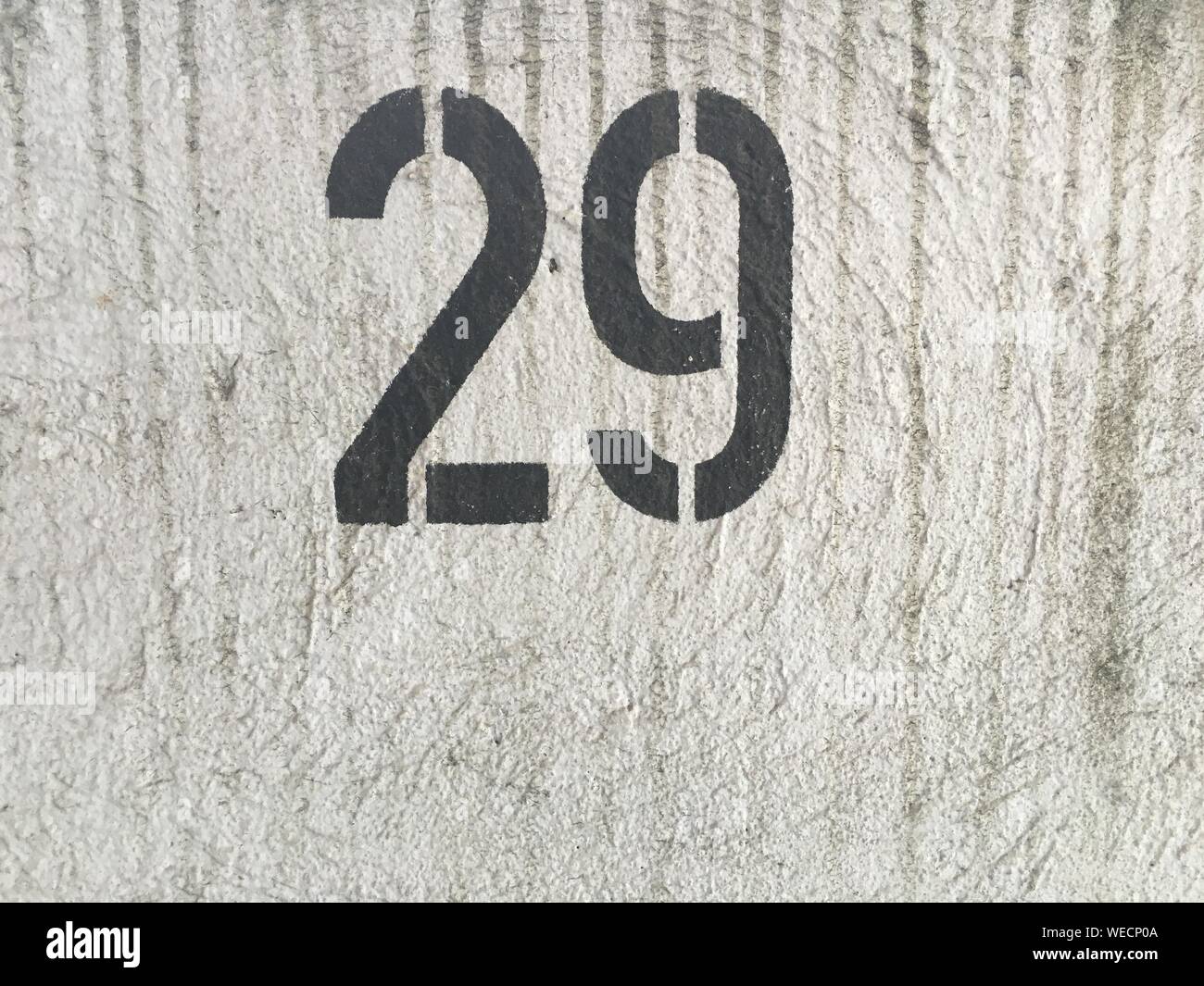 Number 29 High Resolution Stock Photography and Images - Alamy