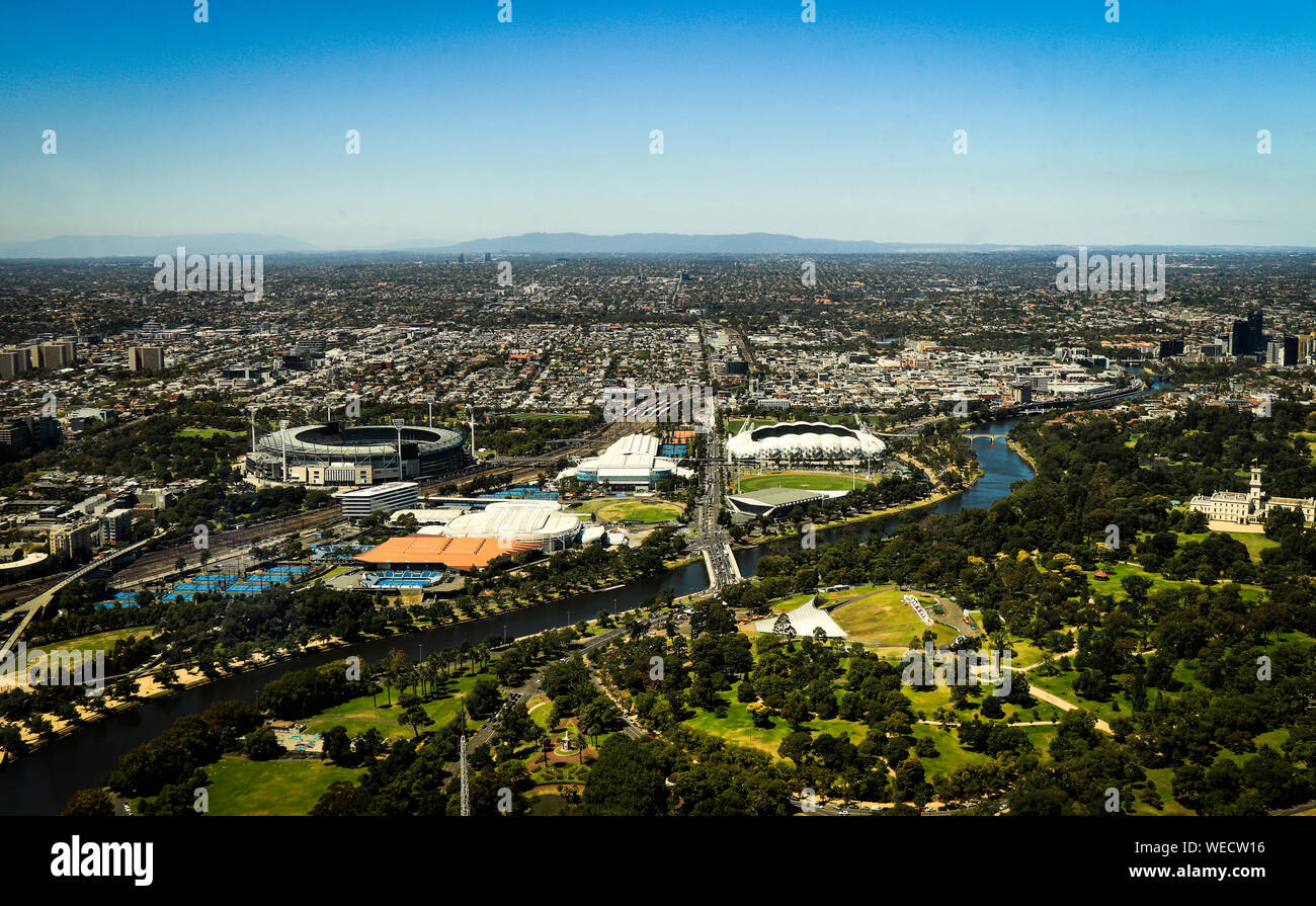 Melbourne city scape hi-res stock photography and images - Alamy