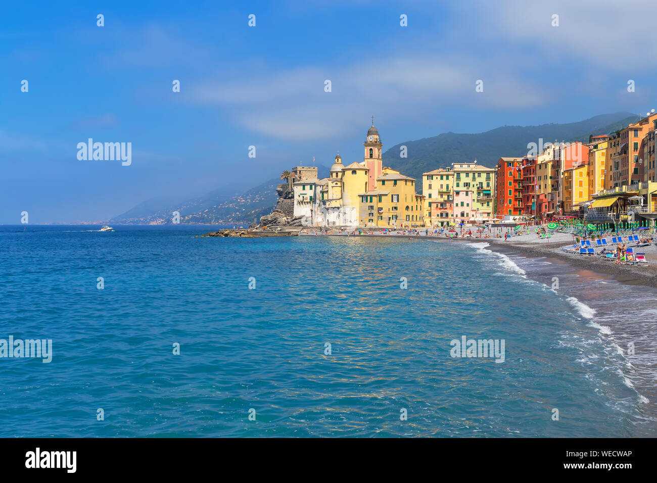 Camogli beaches hi-res stock photography and images - Alamy