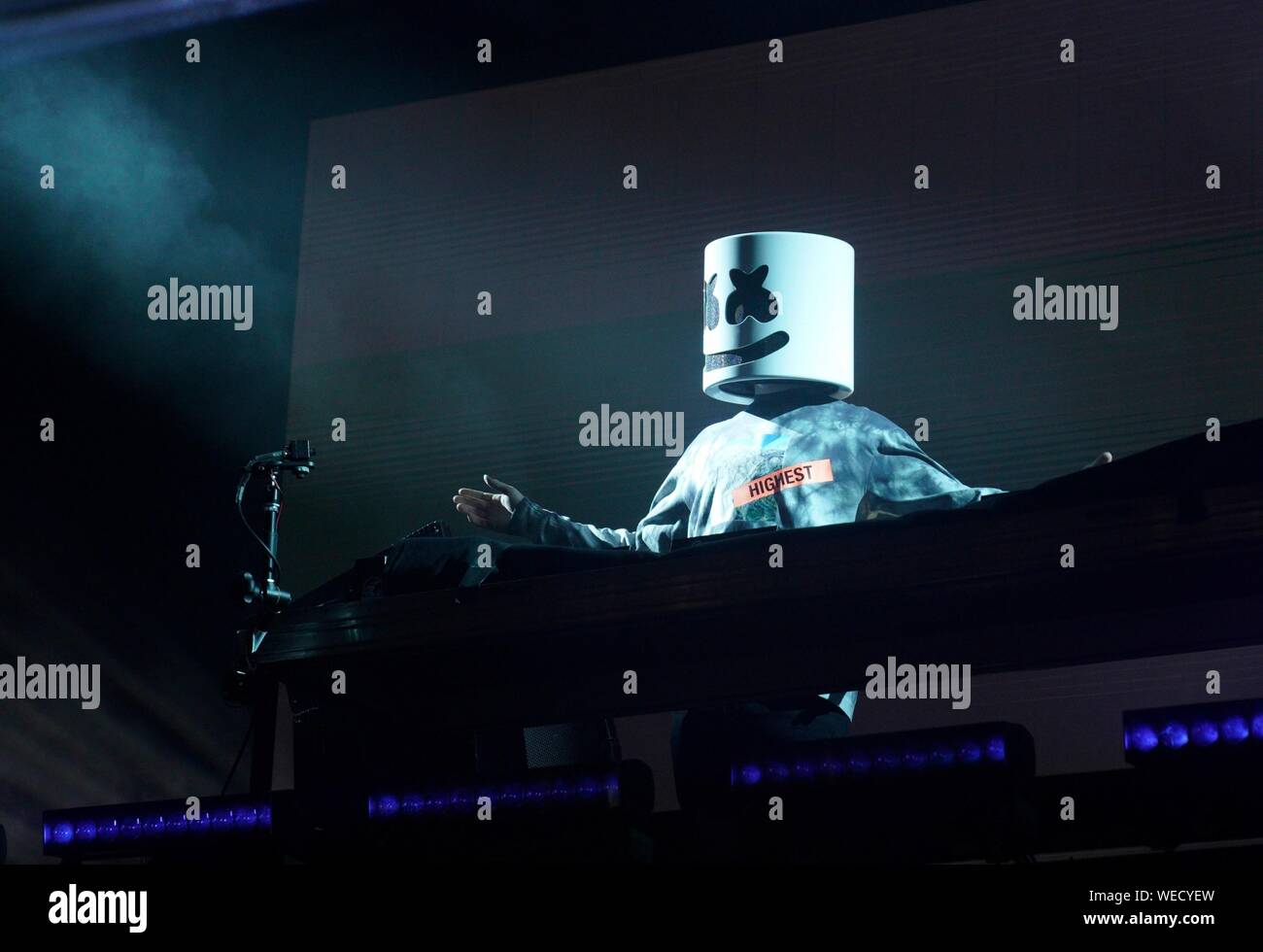 New York, NY, USA. 29th Aug, 2019. Marshmello in attendance for Z100 ...