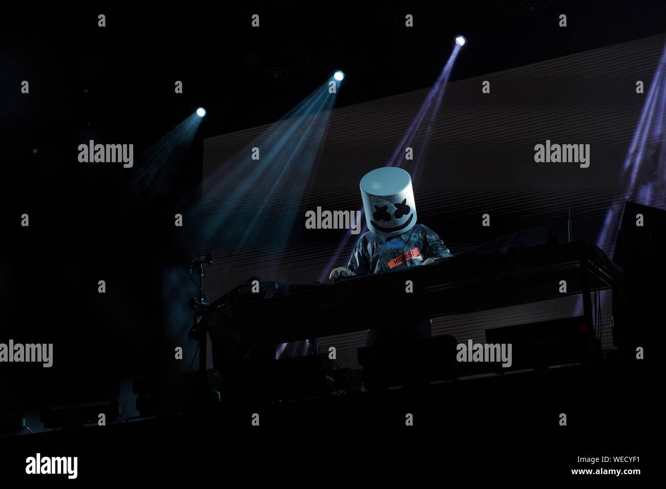 New York, NY, USA. 29th Aug, 2019. Marshmello in attendance for Z100 ...