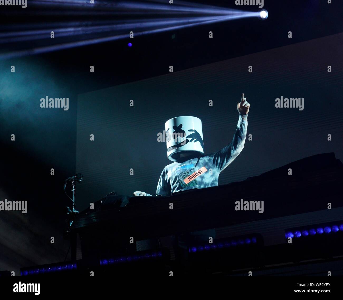 New York, NY, USA. 29th Aug, 2019. Marshmello in attendance for Z100 ...