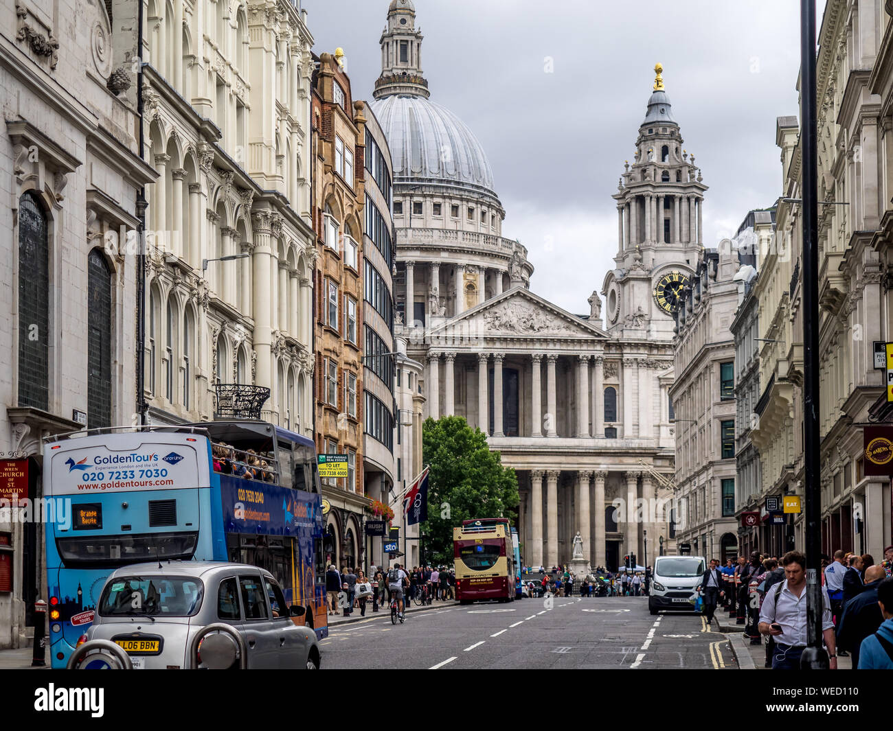 Fleet street in the City of London. It is named after the River Fleet ...