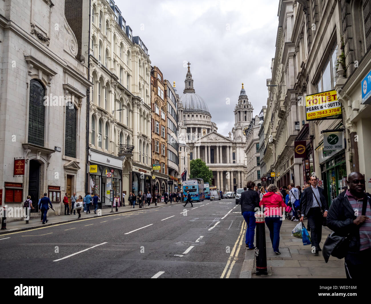 Fleet street in the City of London. It is named after the River Fleet ...