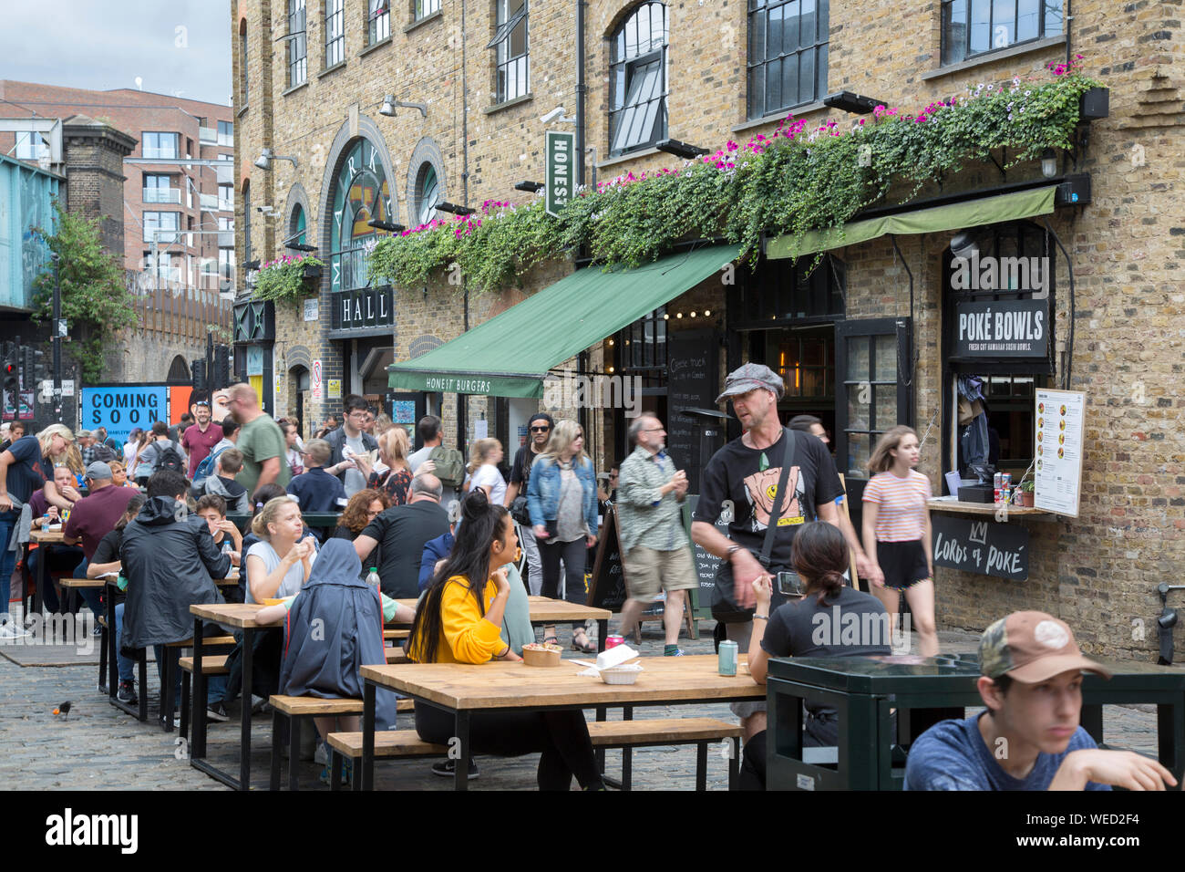 Middle Yard, Camden Town Market, London, England, UK Stock Photo - Alamy