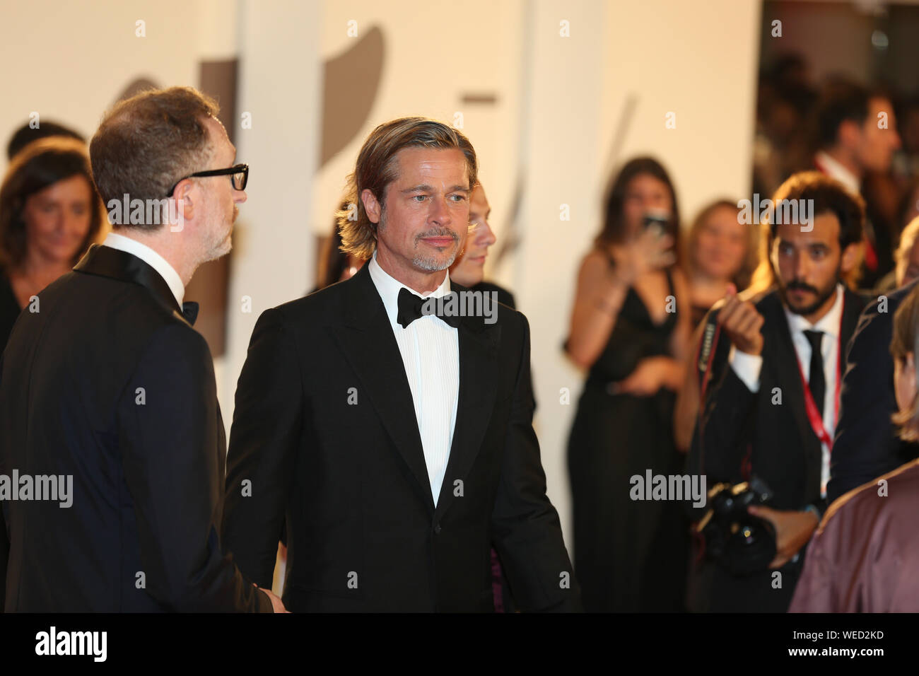 Venice, Italy. 29th Aug, 2019. VENICE, ITALY - AUG 29: Brad Pitt ...