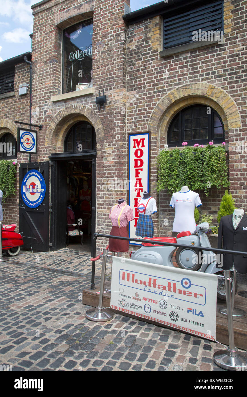 Modfather Sign; Camden Market; London; England; UK Stock Photo - Alamy