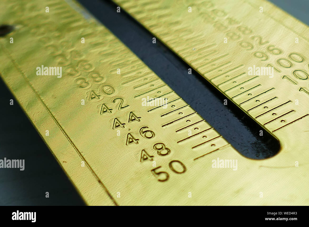Ruler table accuracy hi-res stock photography and images - Alamy