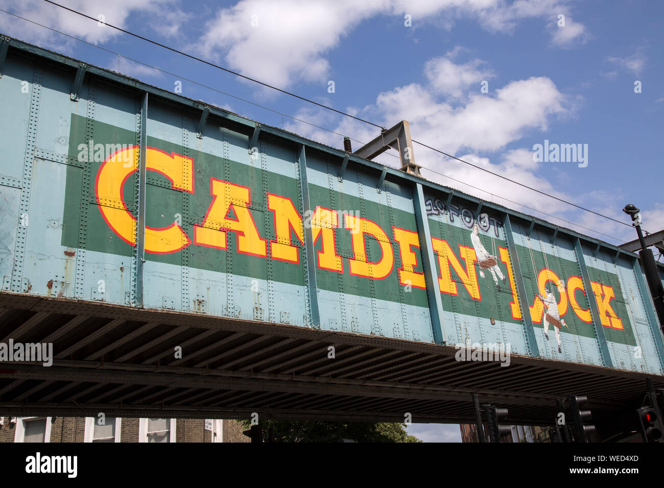 Camden Lock Bridge; London; England; UK Stock Photo - Alamy