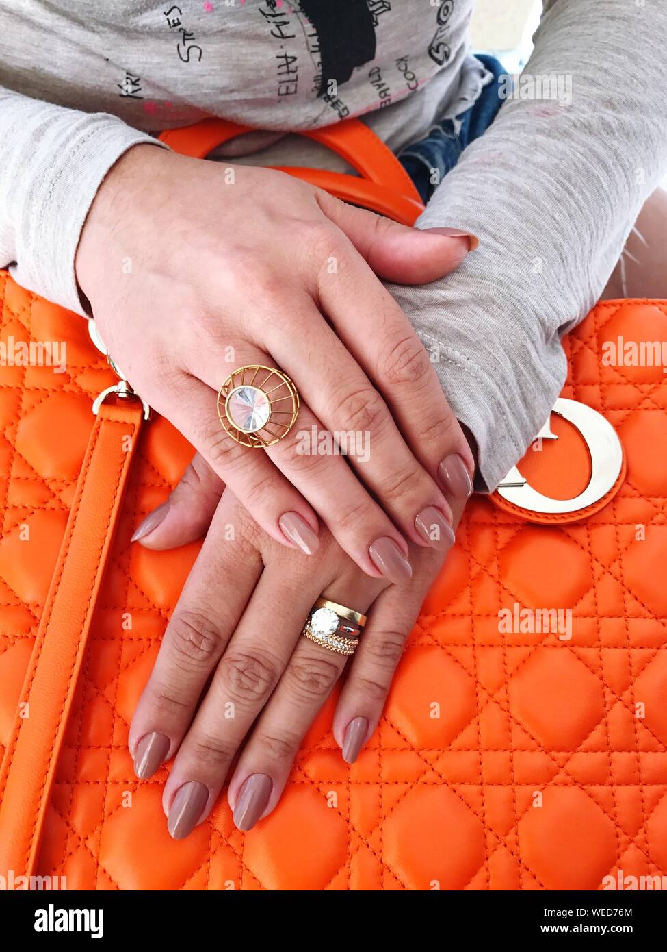 Orange purse hi-res stock photography and images - Alamy