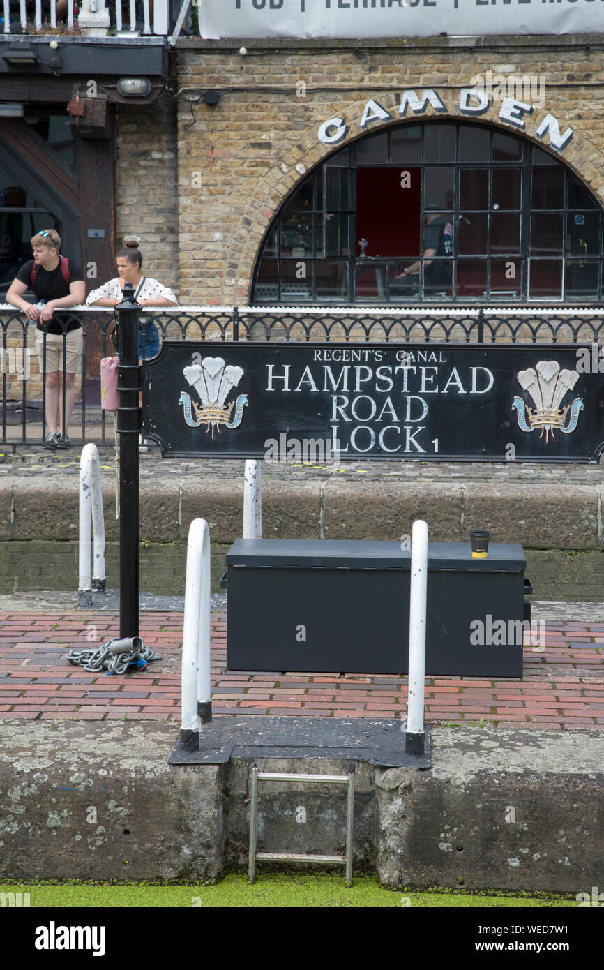 Dingwall Building; Hamstead Road Lock; Camden Town; London; England; UK ...