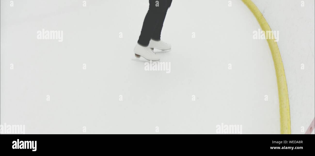 Ice skating low angle hi-res stock photography and images - Alamy