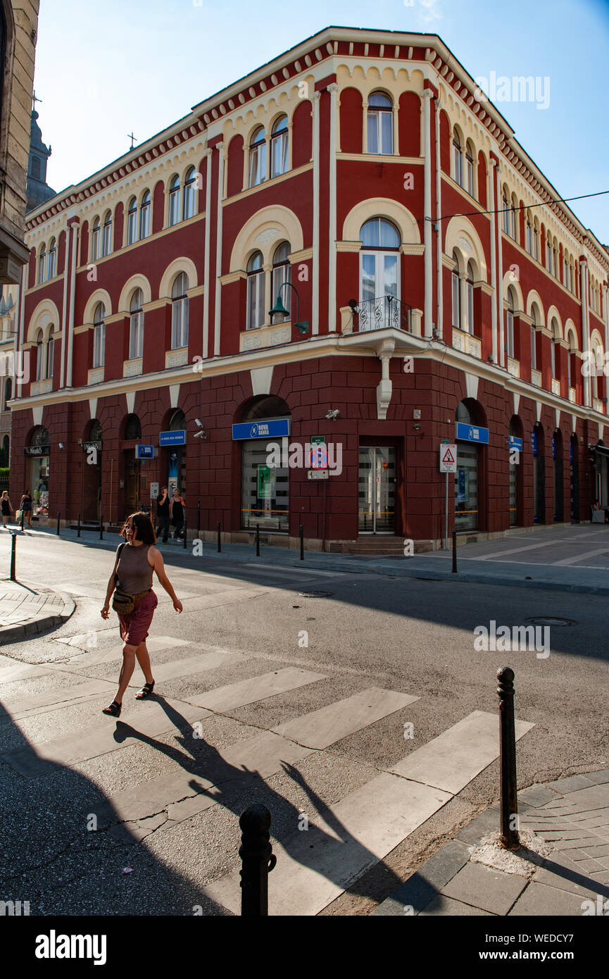The elegant architecture of the Bosnian capital, Sarajevo, Bosnia and ...