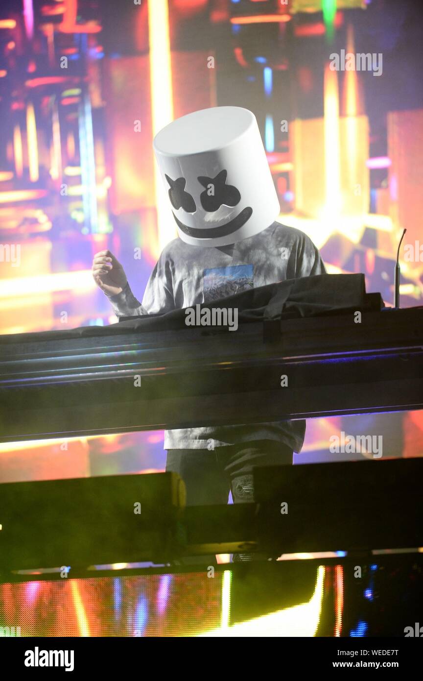 New York, NY, USA. 29th Aug, 2019. Marshmello in attendance for Z100 ...