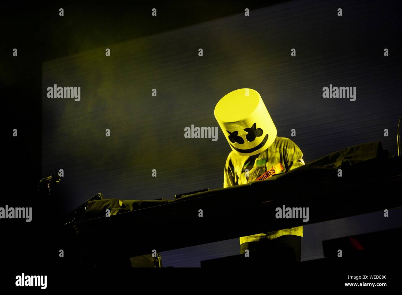 New York, NY, USA. 29th Aug, 2019. Marshmello in attendance for Z100 ...