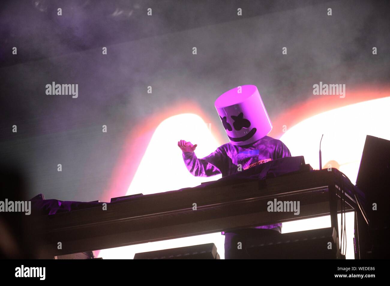 New York, NY, USA. 29th Aug, 2019. Marshmello in attendance for Z100 ...