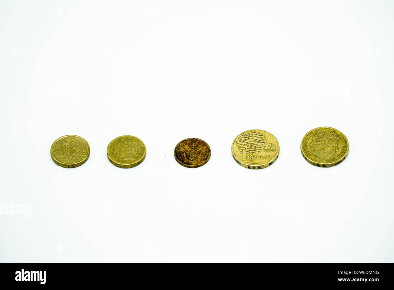 Australian dollar coins hi-res stock photography and images - Alamy