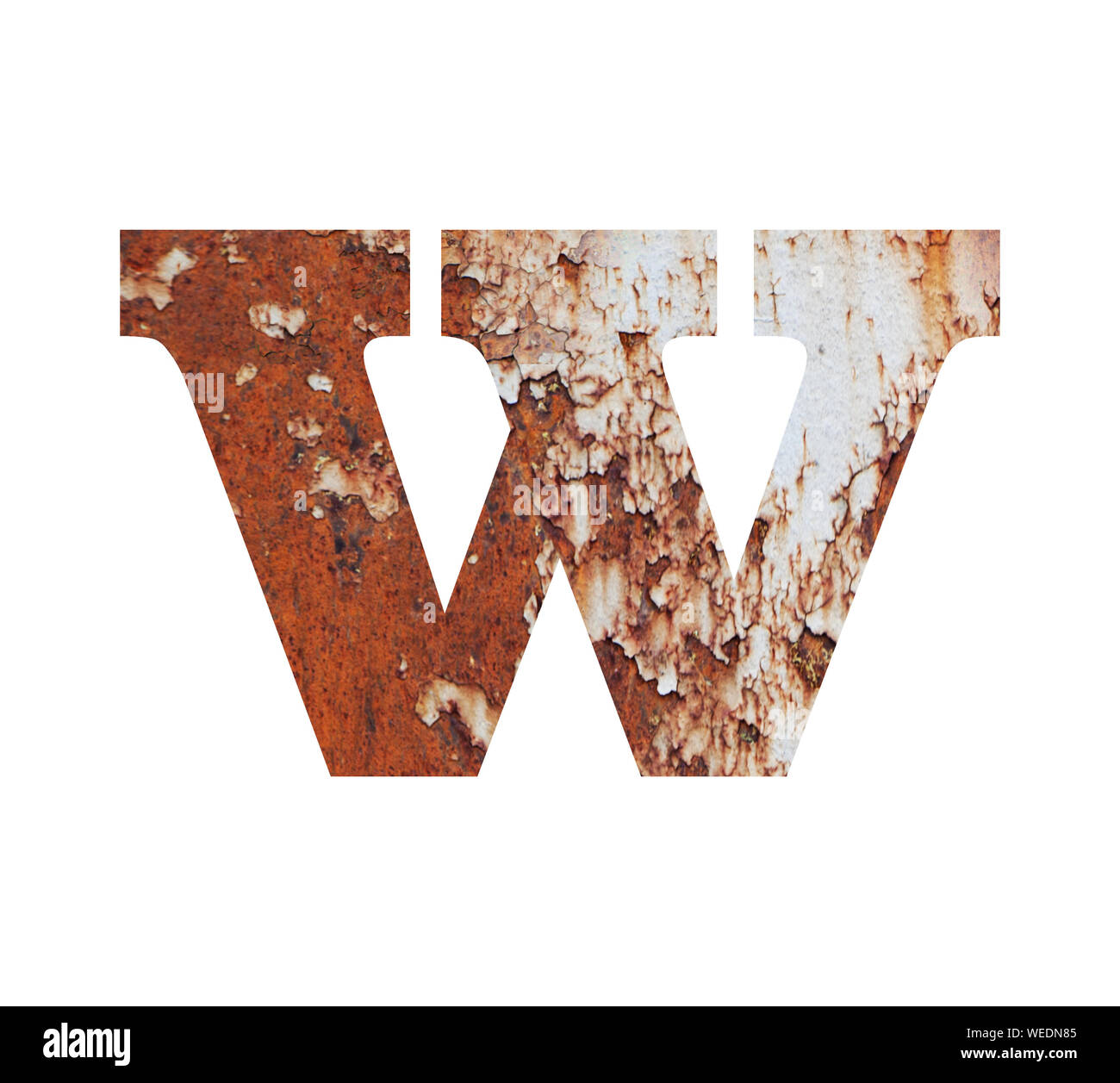 Letter w Cut Out Stock Images & Pictures - Alamy