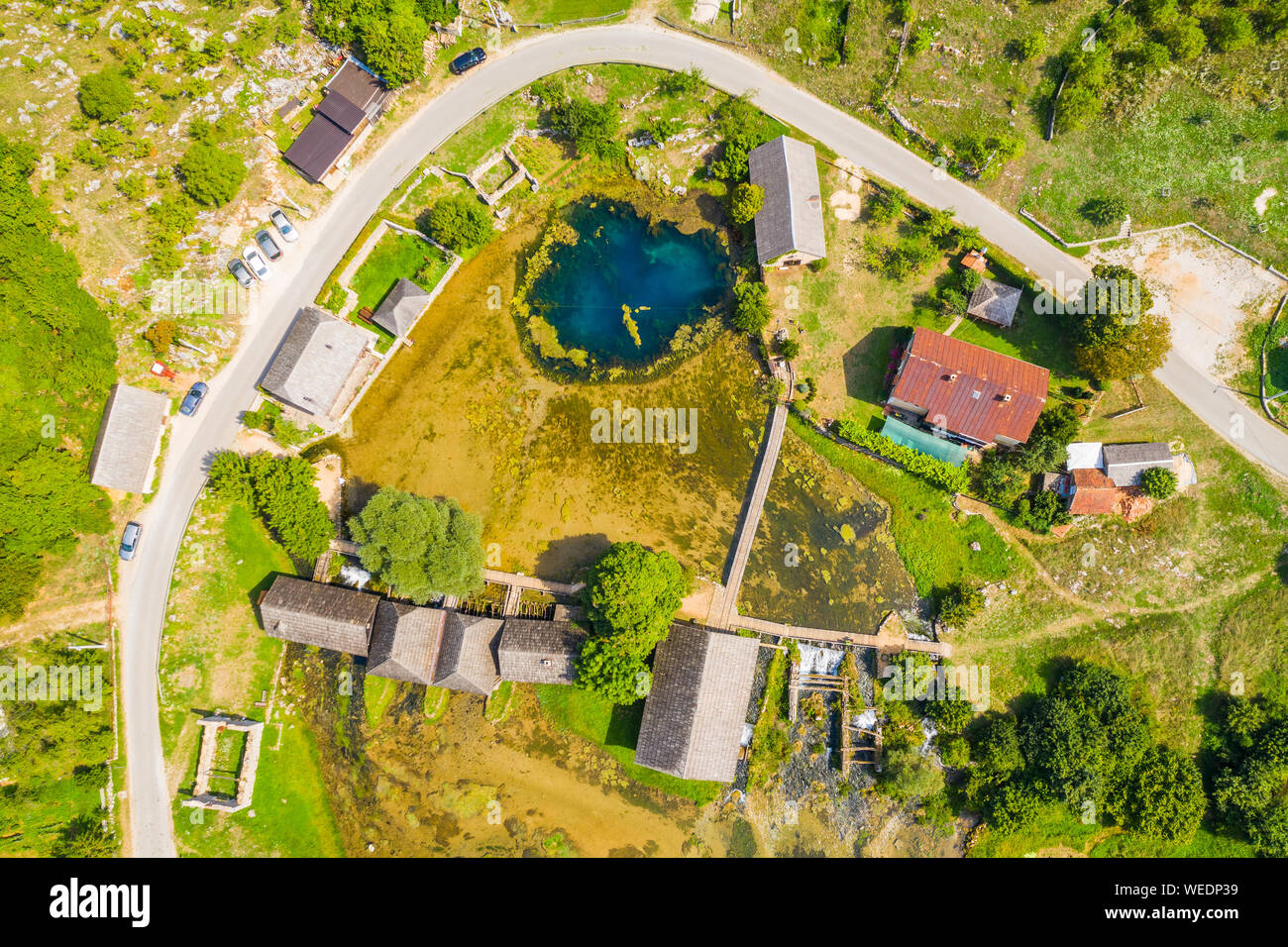 Croatia, region of Lika, Majerovo vrilo river source of Gacka ...