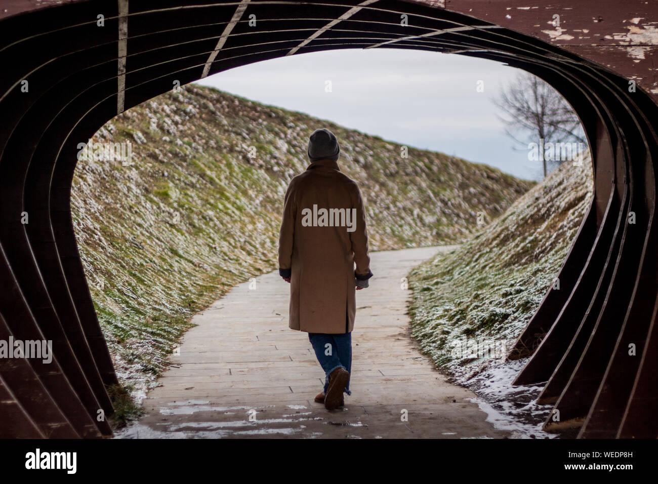 Walking Under Bridge High Resolution Stock Photography and Images - Alamy