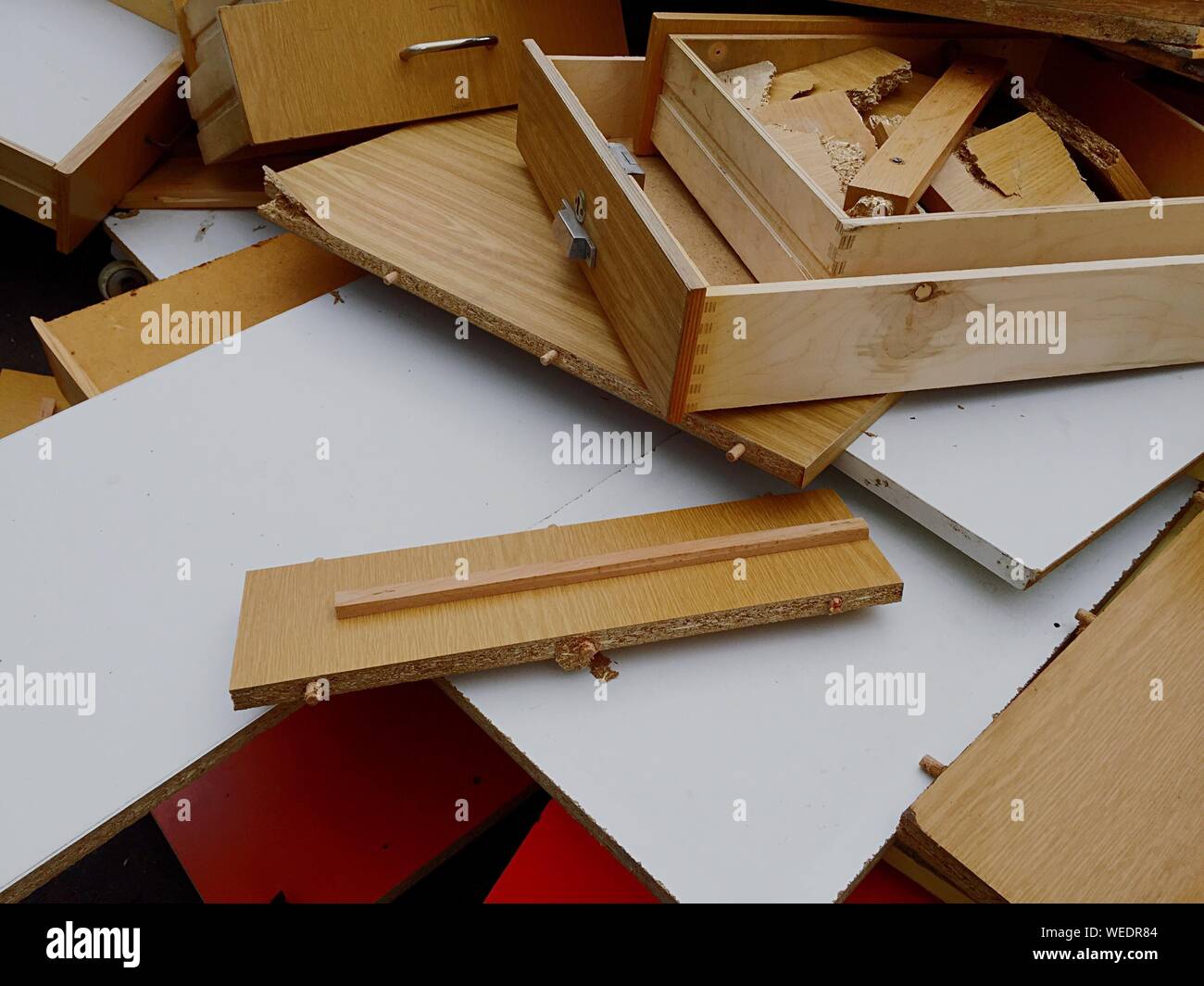 Broken wood furniture hi-res stock photography and images - Alamy