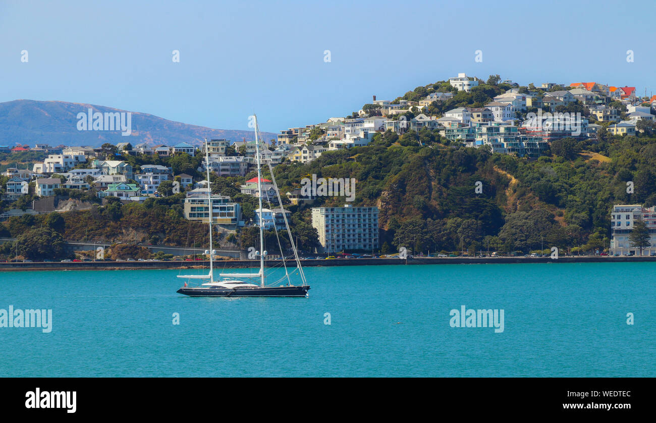 Wellington, New Zealand beautiful landscape Stock Photo - Alamy