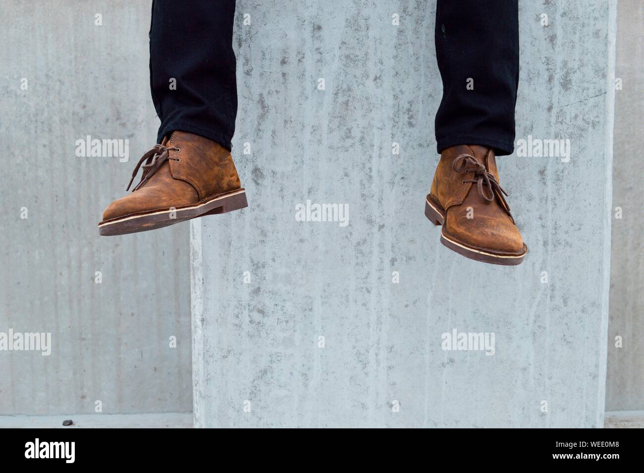 Shoe dangling hi-res stock photography and images - Alamy
