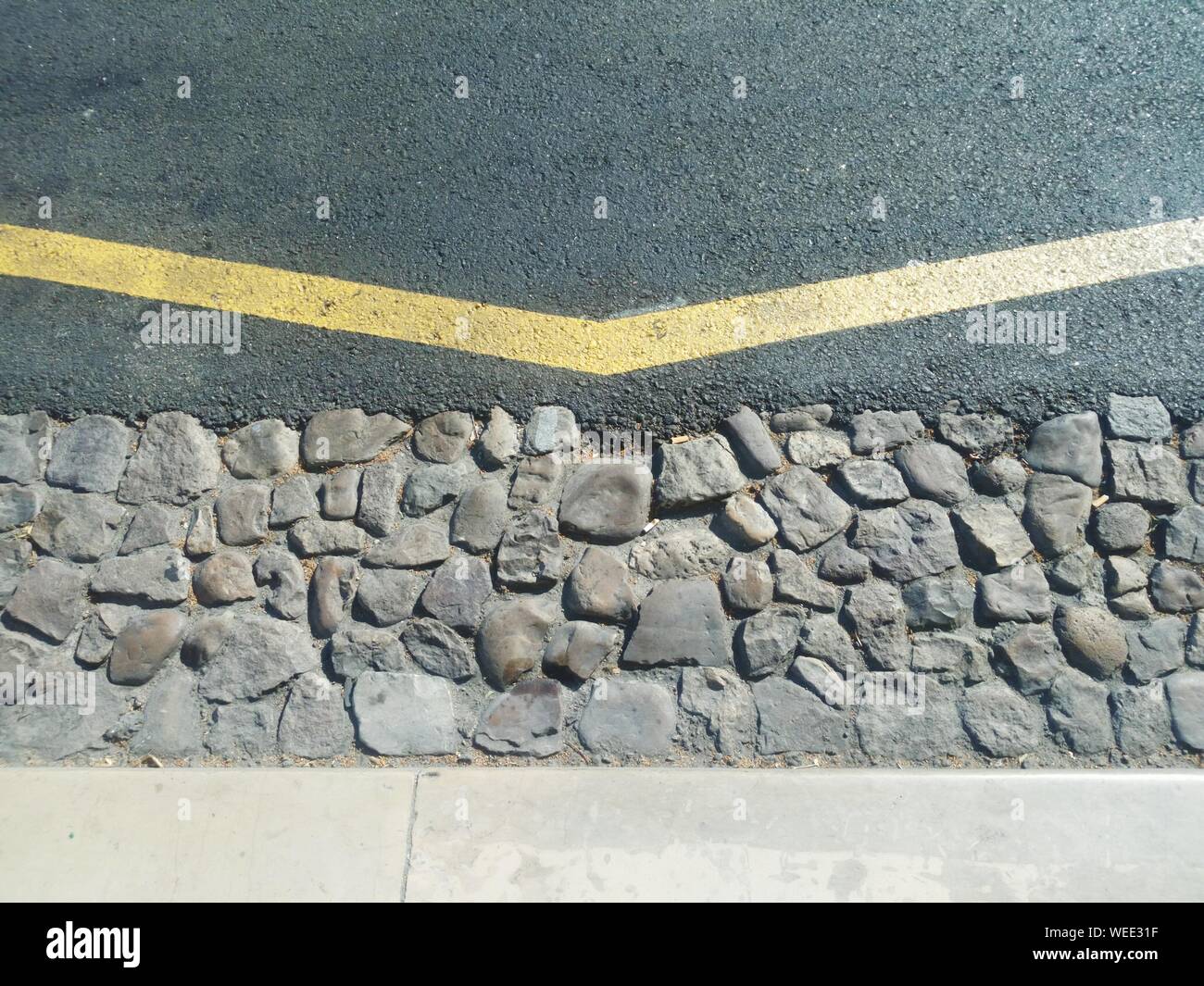 Concrete cobblestones hi-res stock photography and images - Alamy