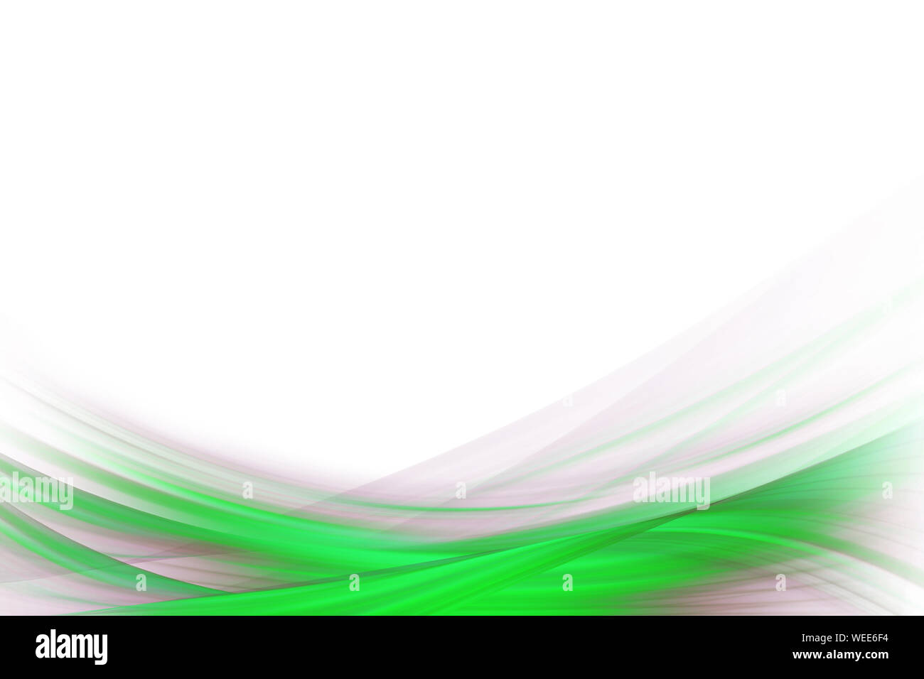 illustration with green gradient dynamic background Stock Photo - Alamy