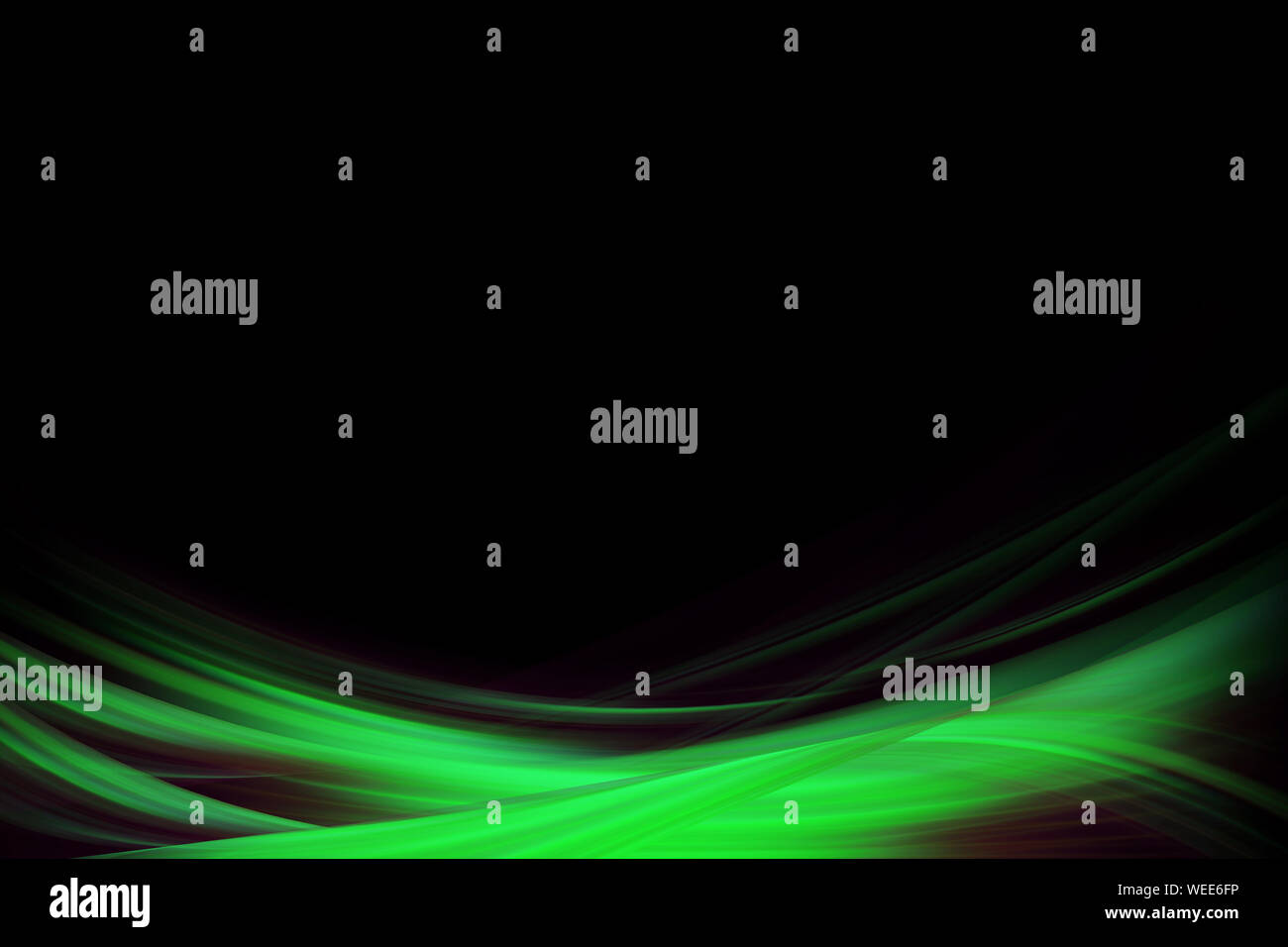 illustration with green gradient dynamic background Stock Photo - Alamy