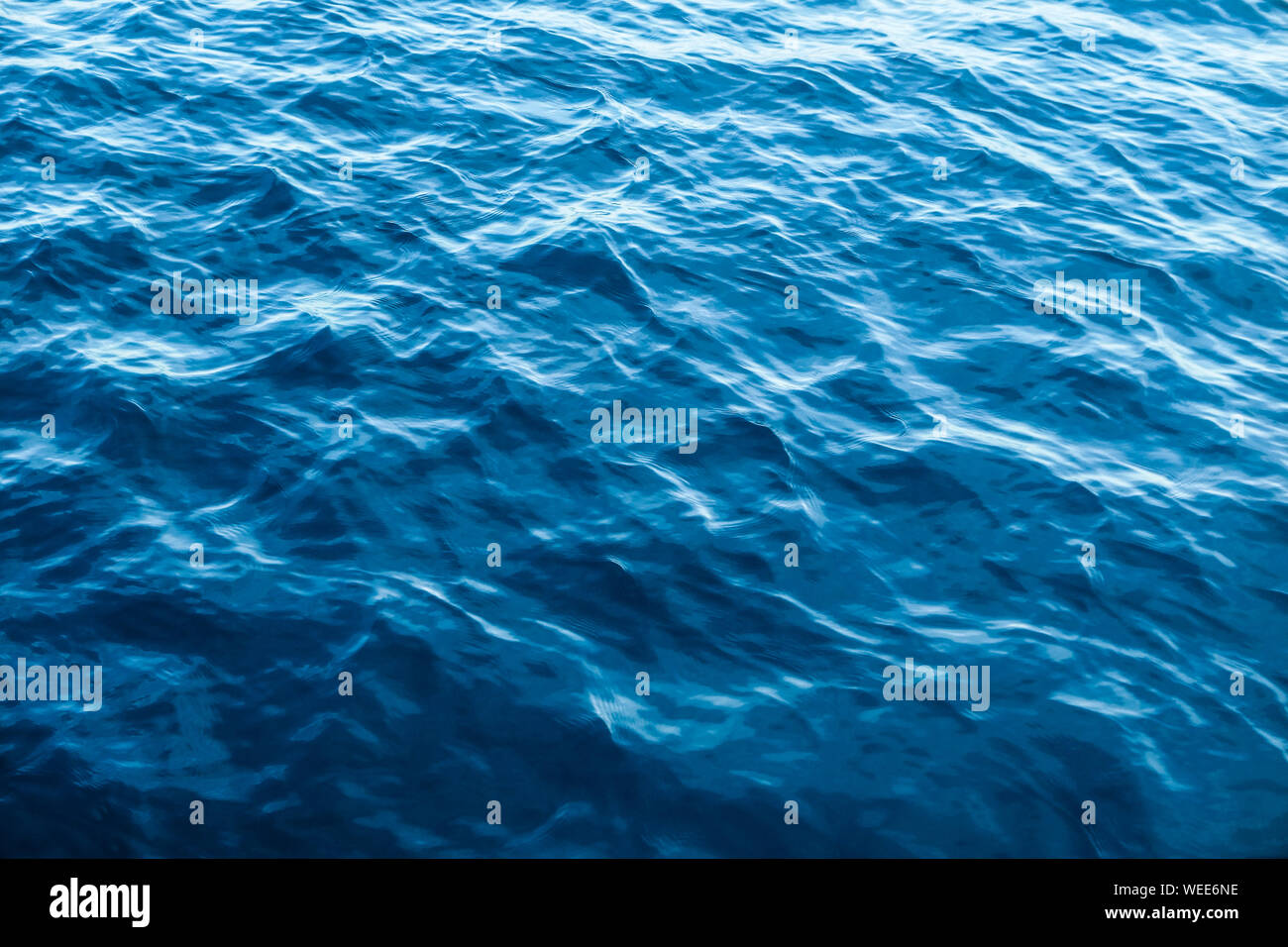 Beach, travel destination and nature environment concept - Ocean water ...