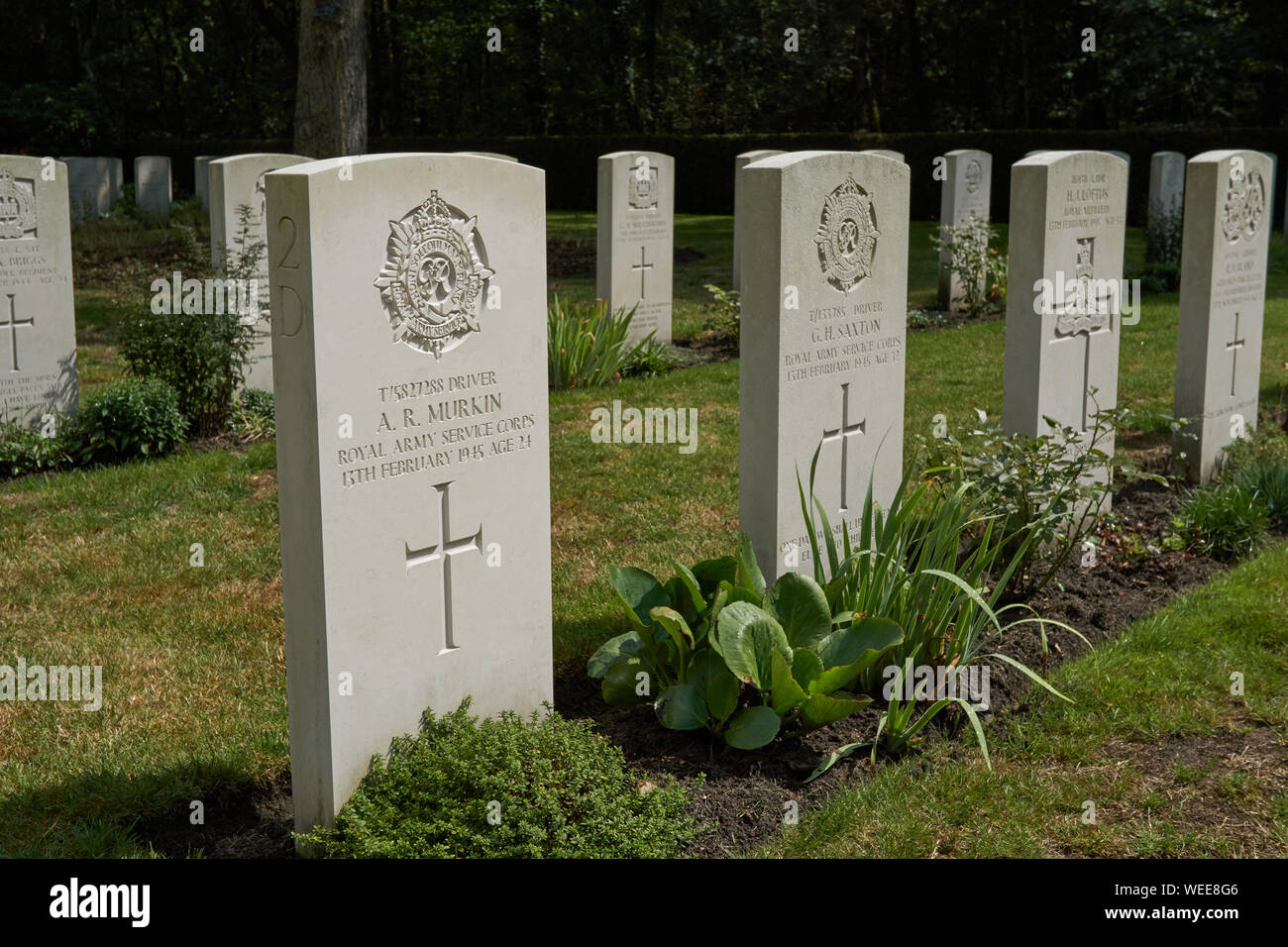 Overloon War Cemetery Netherlands Stock Photo - Alamy