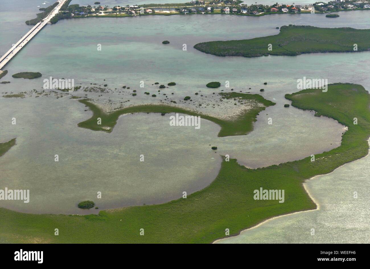 Scenic Florida Keys with the Key West in the background Stock Photo - Alamy