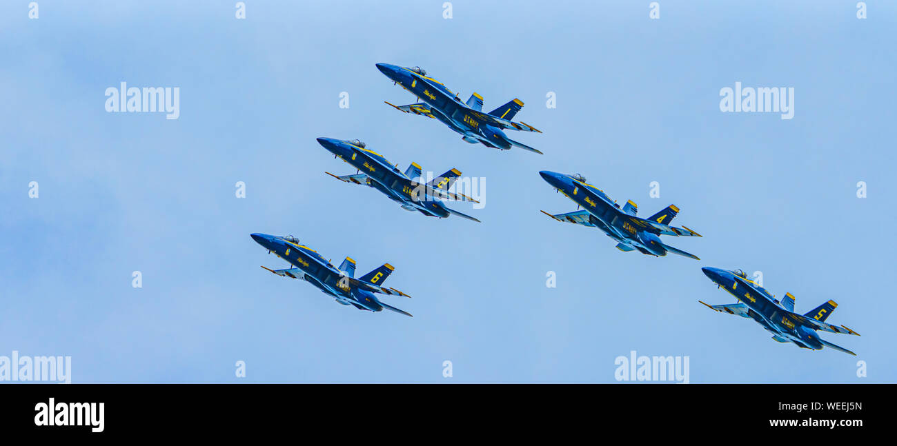 Chicago air show hi-res stock photography and images - Alamy