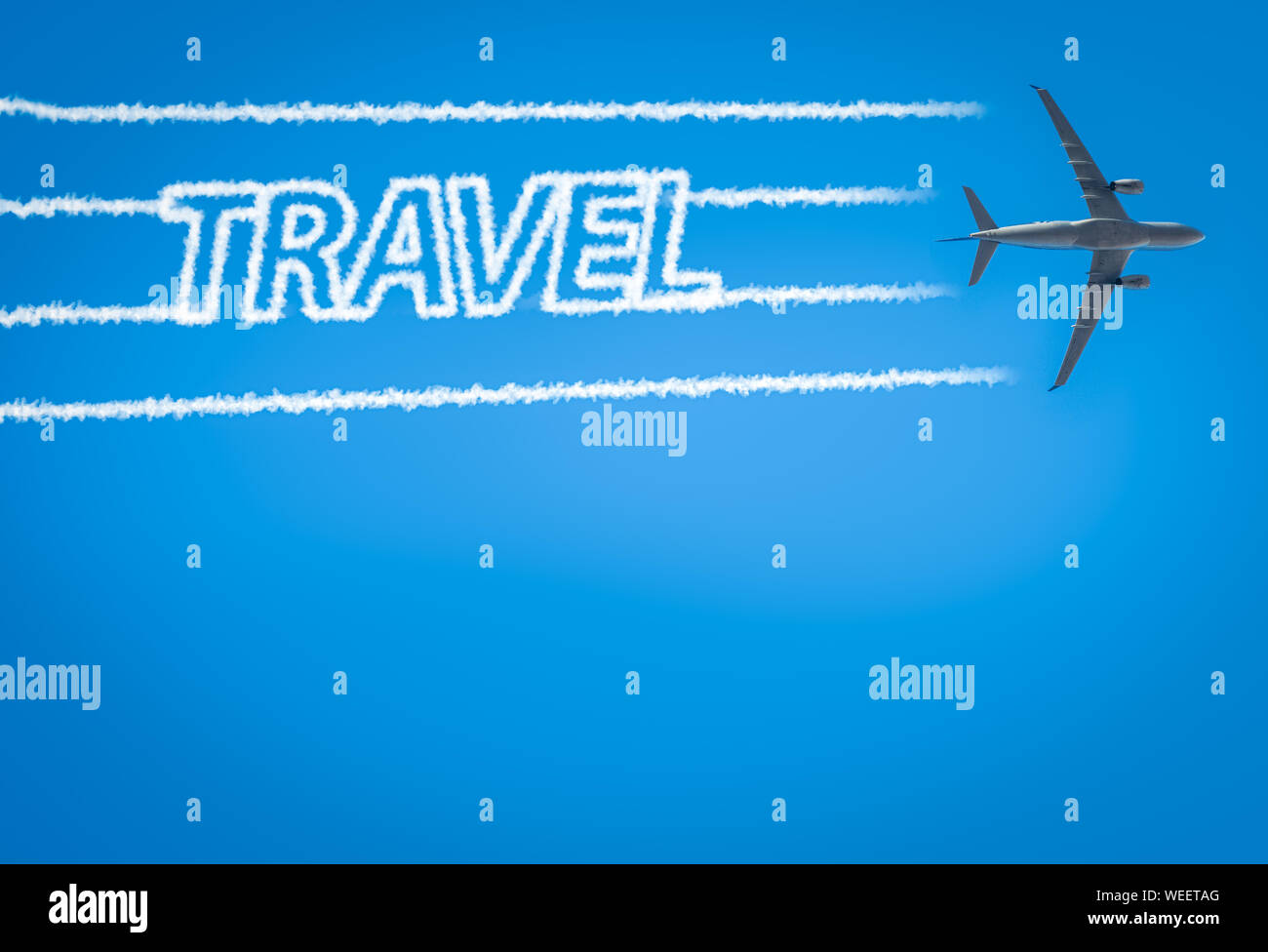 Airplane concept word cloud background hi-res stock photography and ...