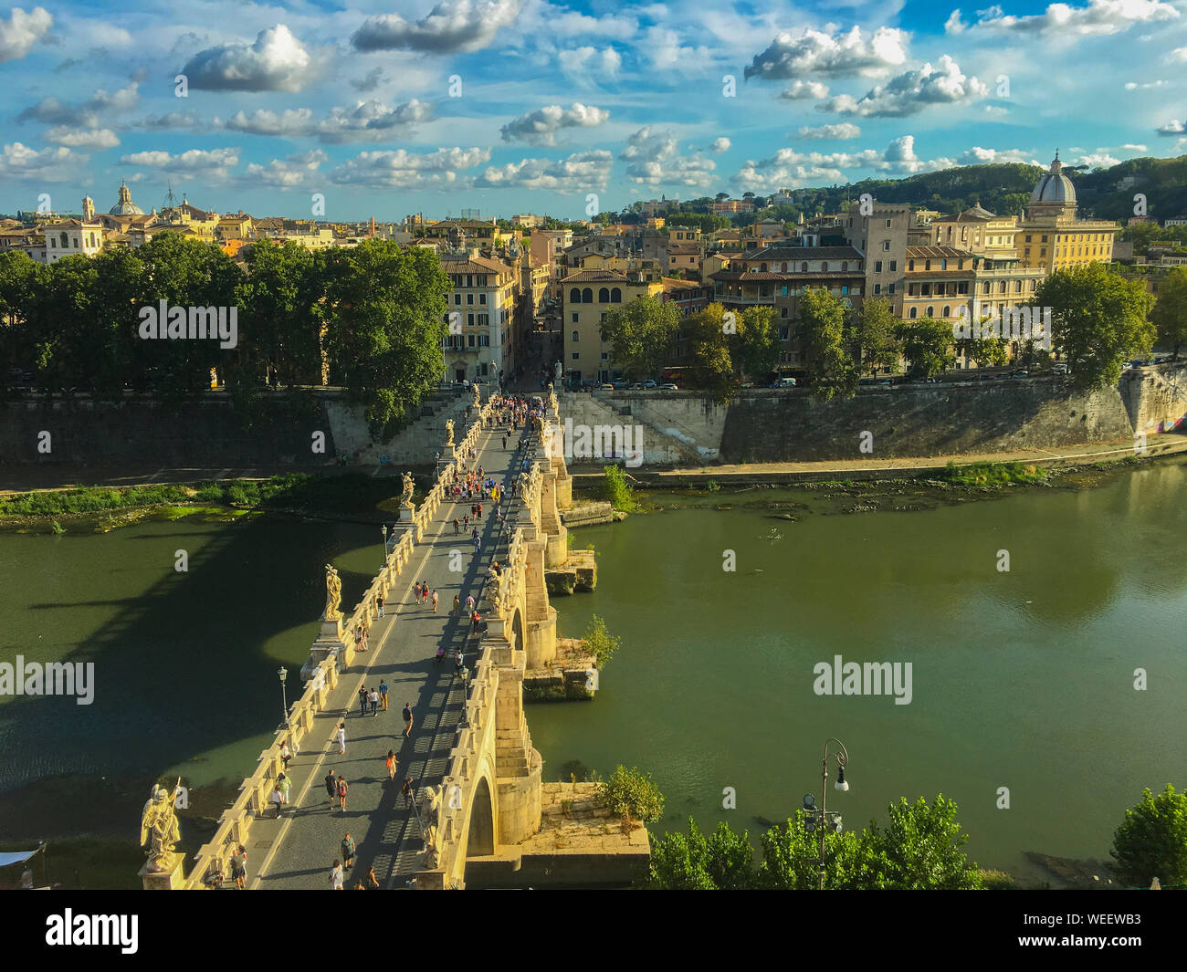 Tiber river rome painting hi-res stock photography and images - Alamy