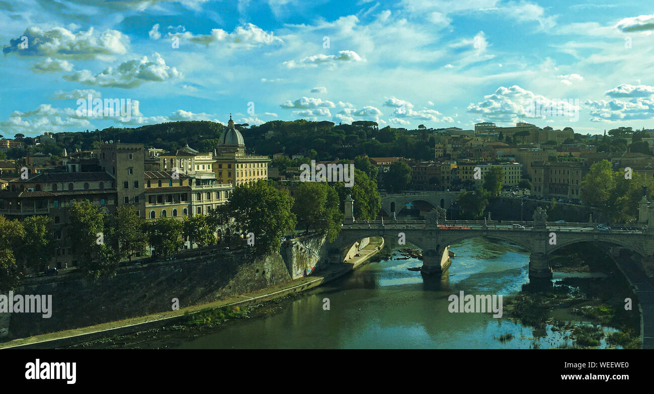 Tiber river rome painting hi-res stock photography and images - Alamy