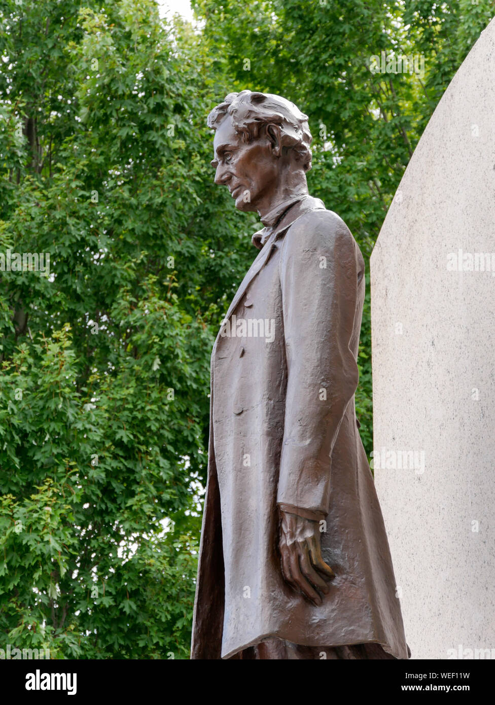 Lincoln statue springfield illinois hi-res stock photography and images ...