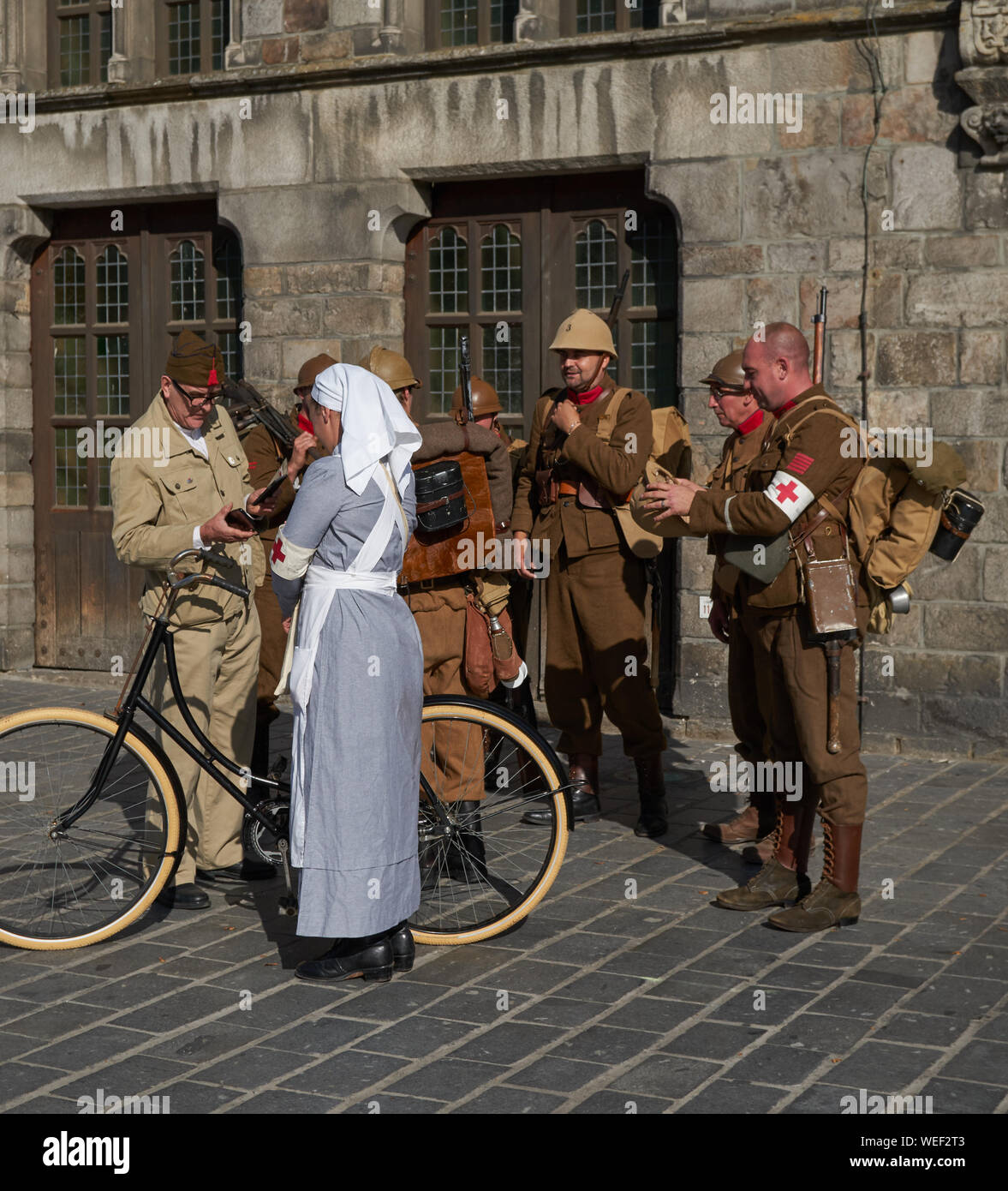 Ww1 reenactors ypres hi-res stock photography and images - Alamy