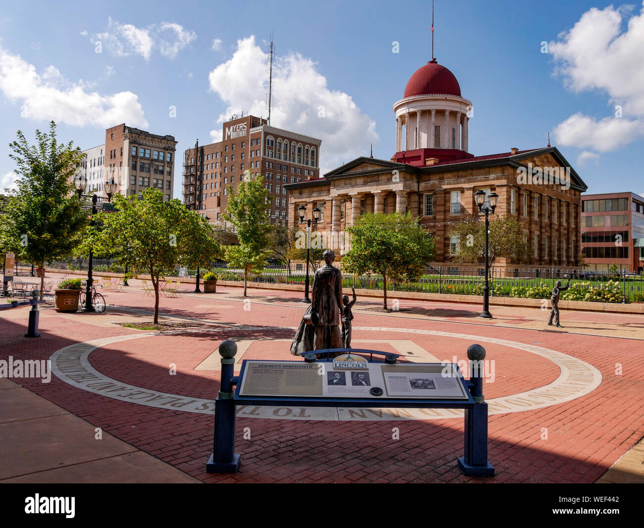 Old State Capitol Building, Springfield, Illinois Stock Photo - Alamy