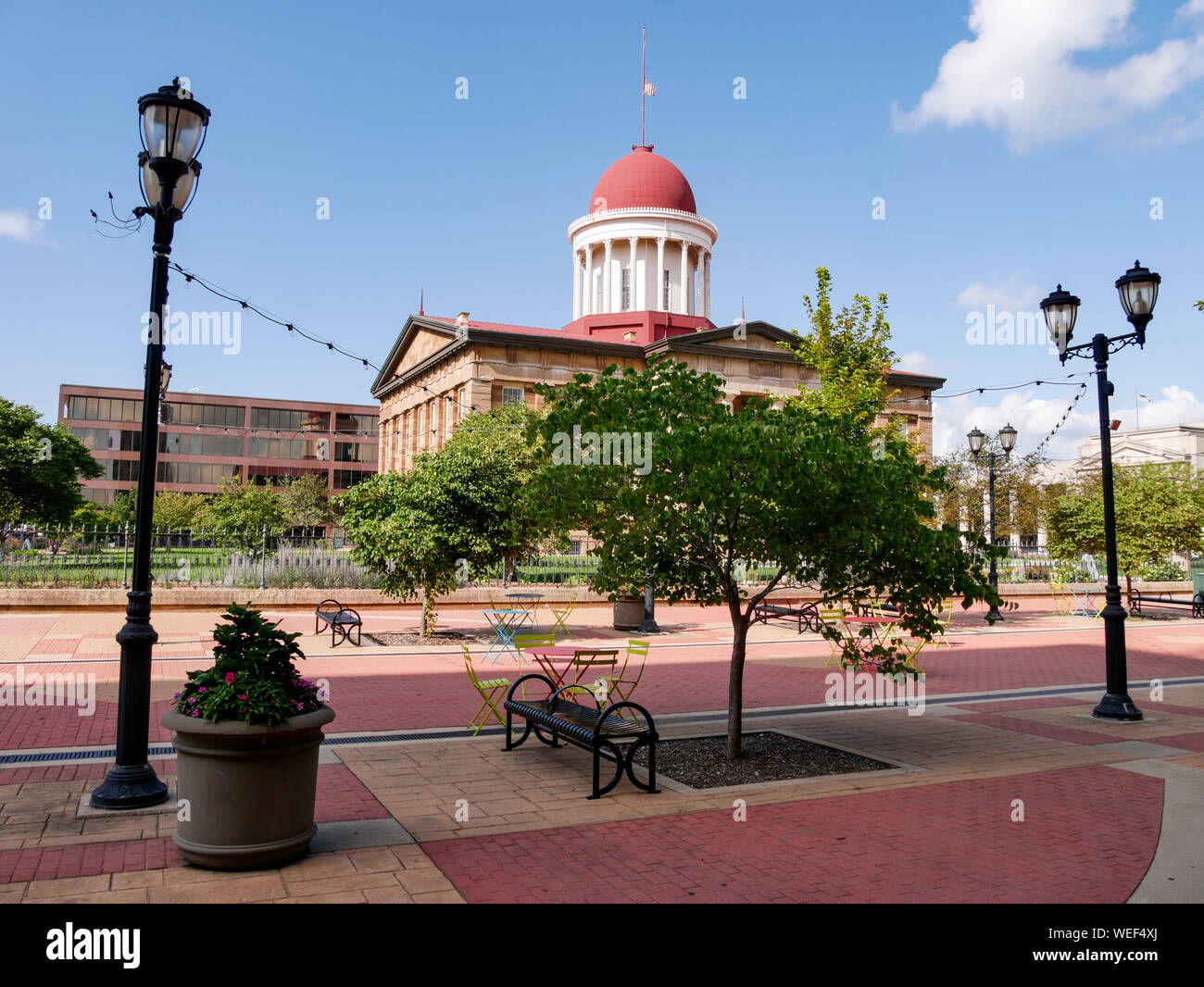 Old State Capitol Springfield Illinois High Resolution Stock ...
