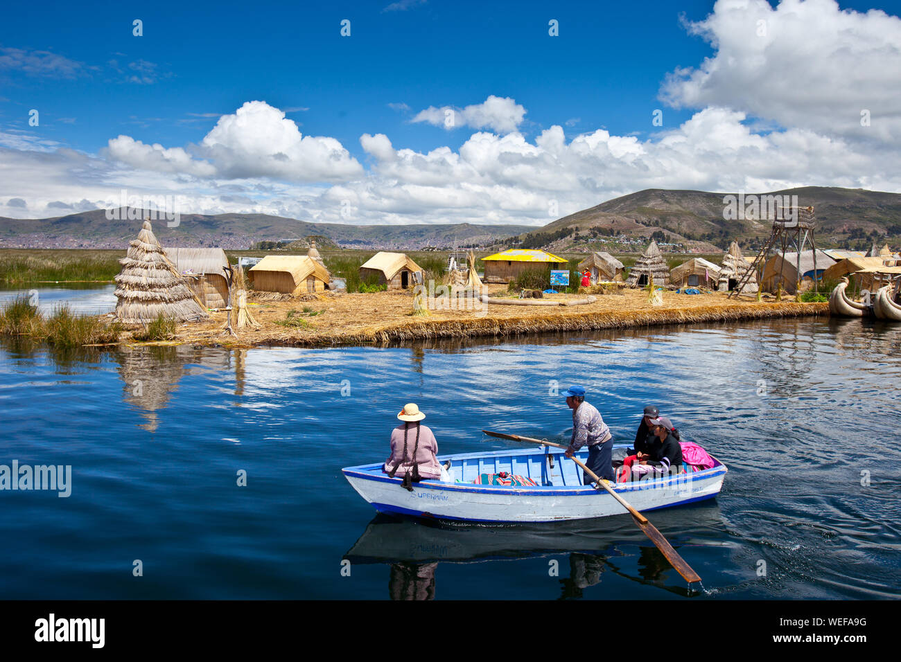 At lake Titicaca,Peru Stock Photo - Alamy