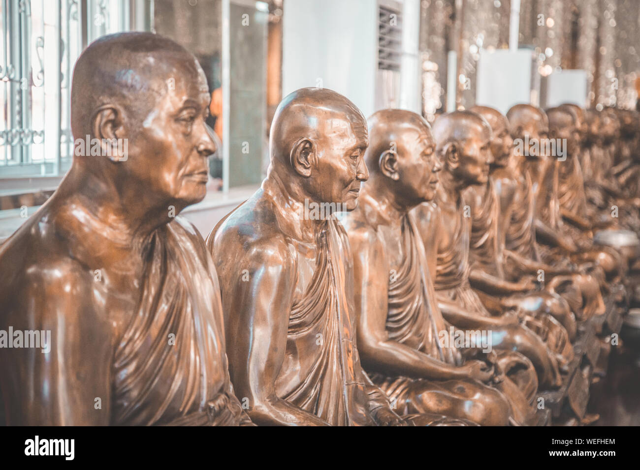 Wat Muang aerial view, biggest buddha statue in Thailand Stock Photo ...